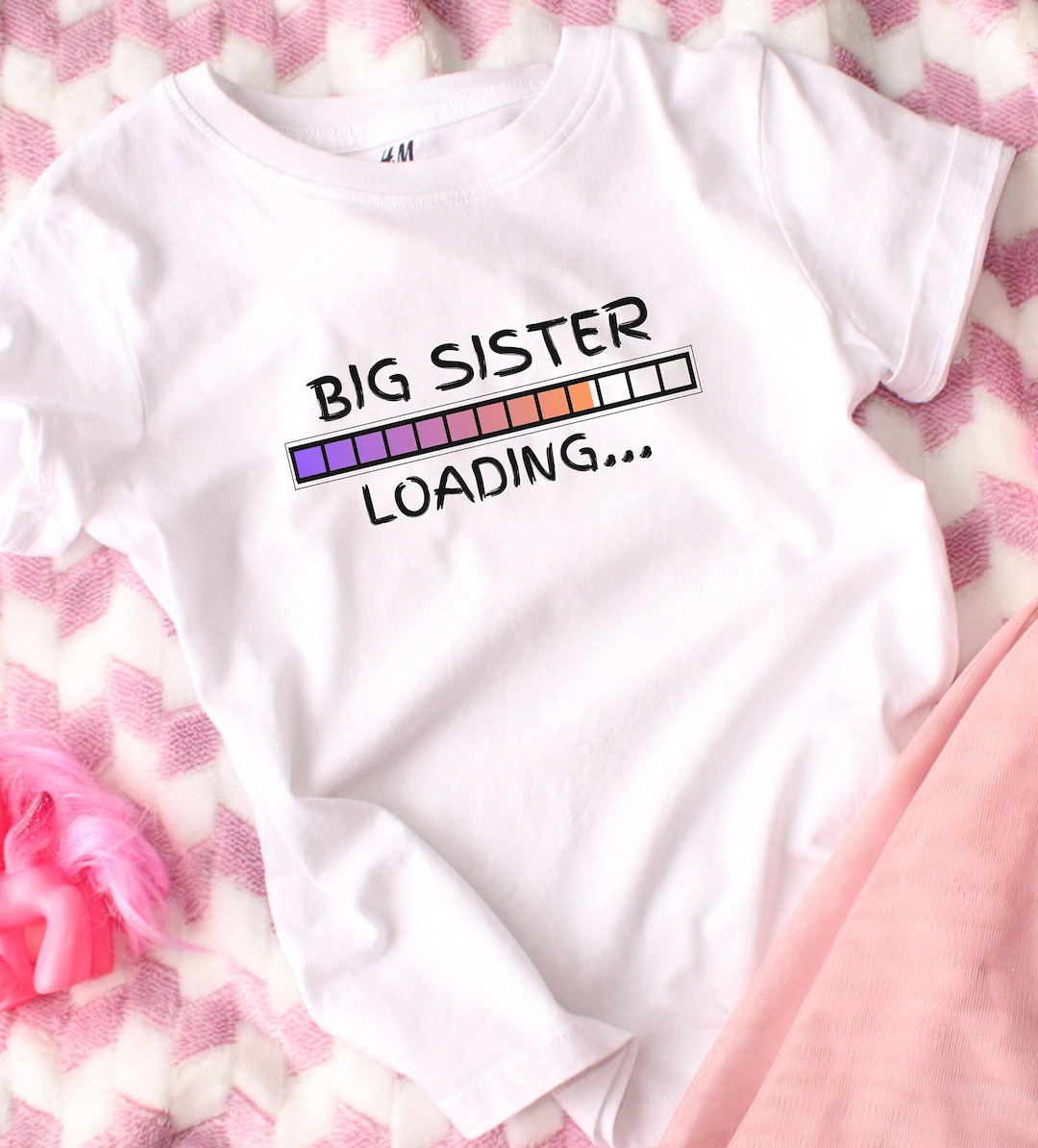 Big Sister Loading, Big Sis, Big Sister to Be, Gender Reveal, Pregnancy ...