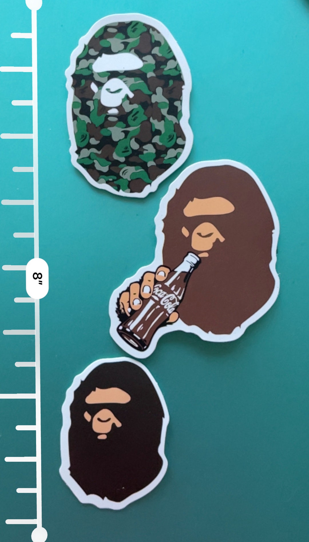 Set of 3 Harambe Gorilla , High Quality Die Cut Vinyl Decal Stickers - Etsy