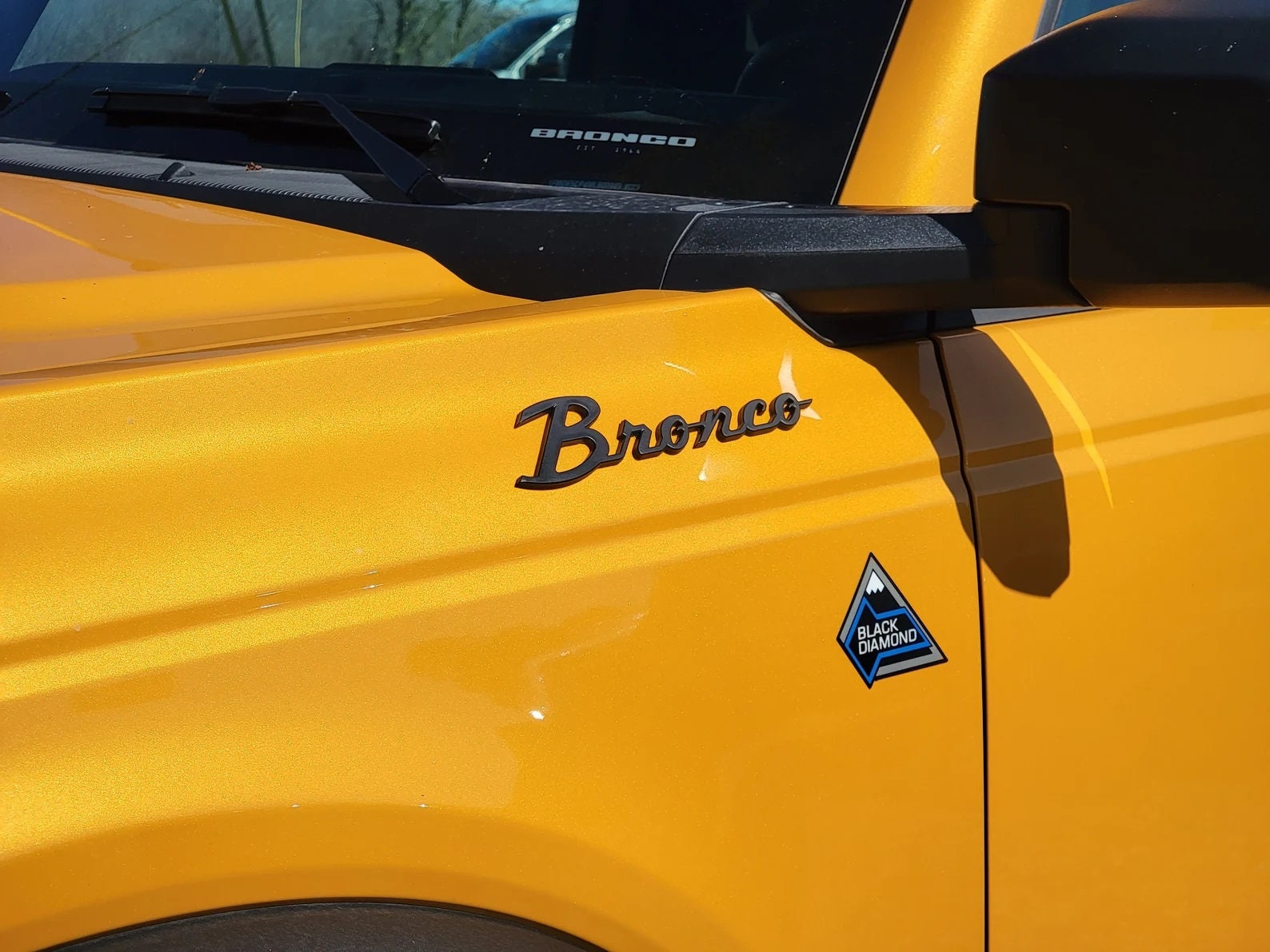 Bronco Emblem Badge Classic Style Script - Etsy