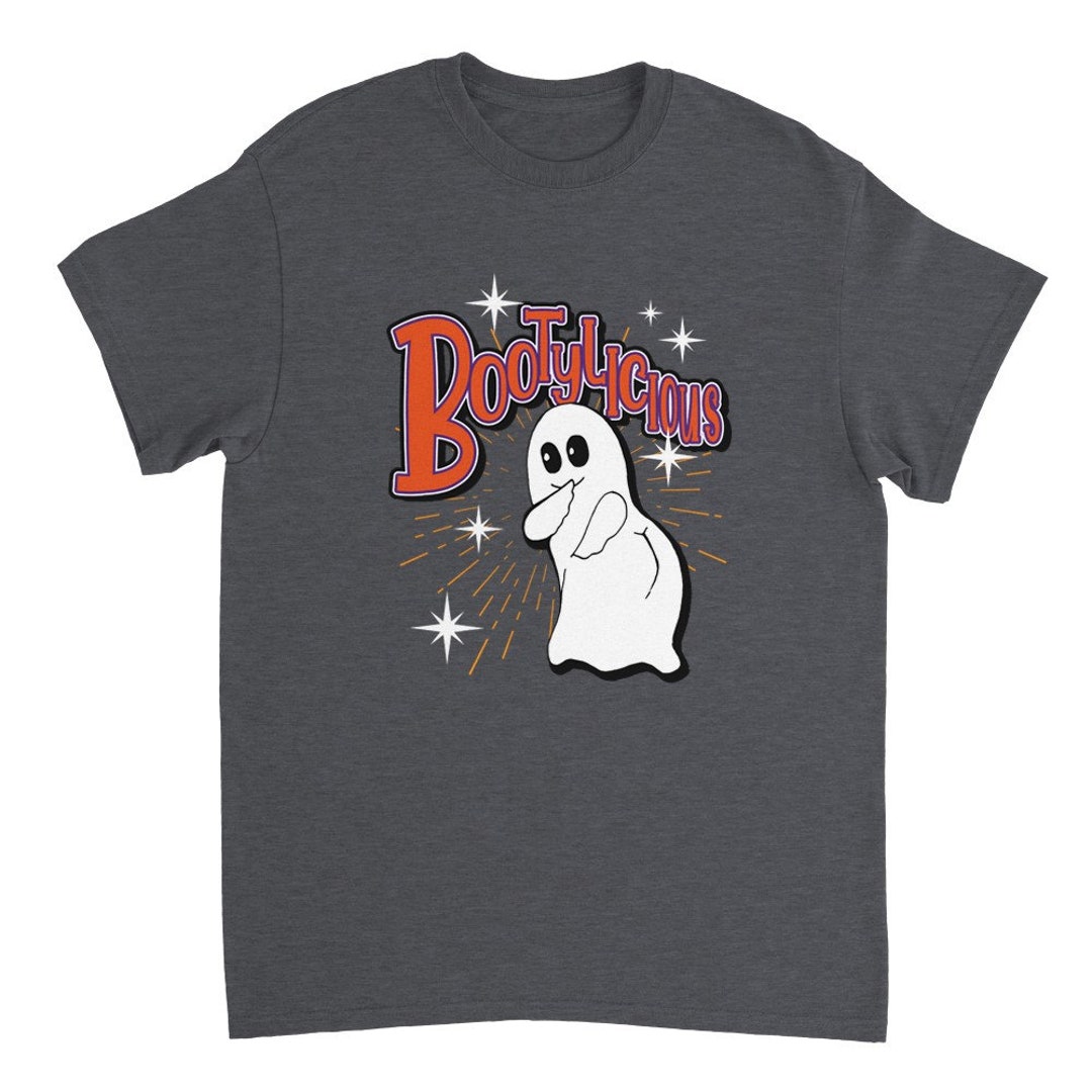 Bootylicious Cute Ghost Halloween Tee - Spooky Fun & Playful Design ...