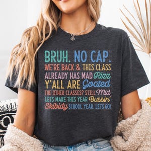 Teachers Back to School shirt Funny Gen A Slang Happy First Day of ...