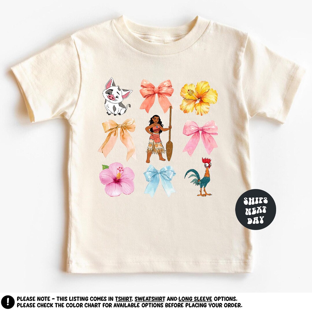 Kids Disney Moana Shirt Kids Moana Shirt Moana Pua Hei Hei Shirt ...