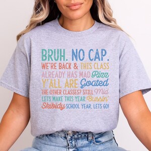 Teachers Back to School shirt Funny Gen A Slang Happy First Day of ...