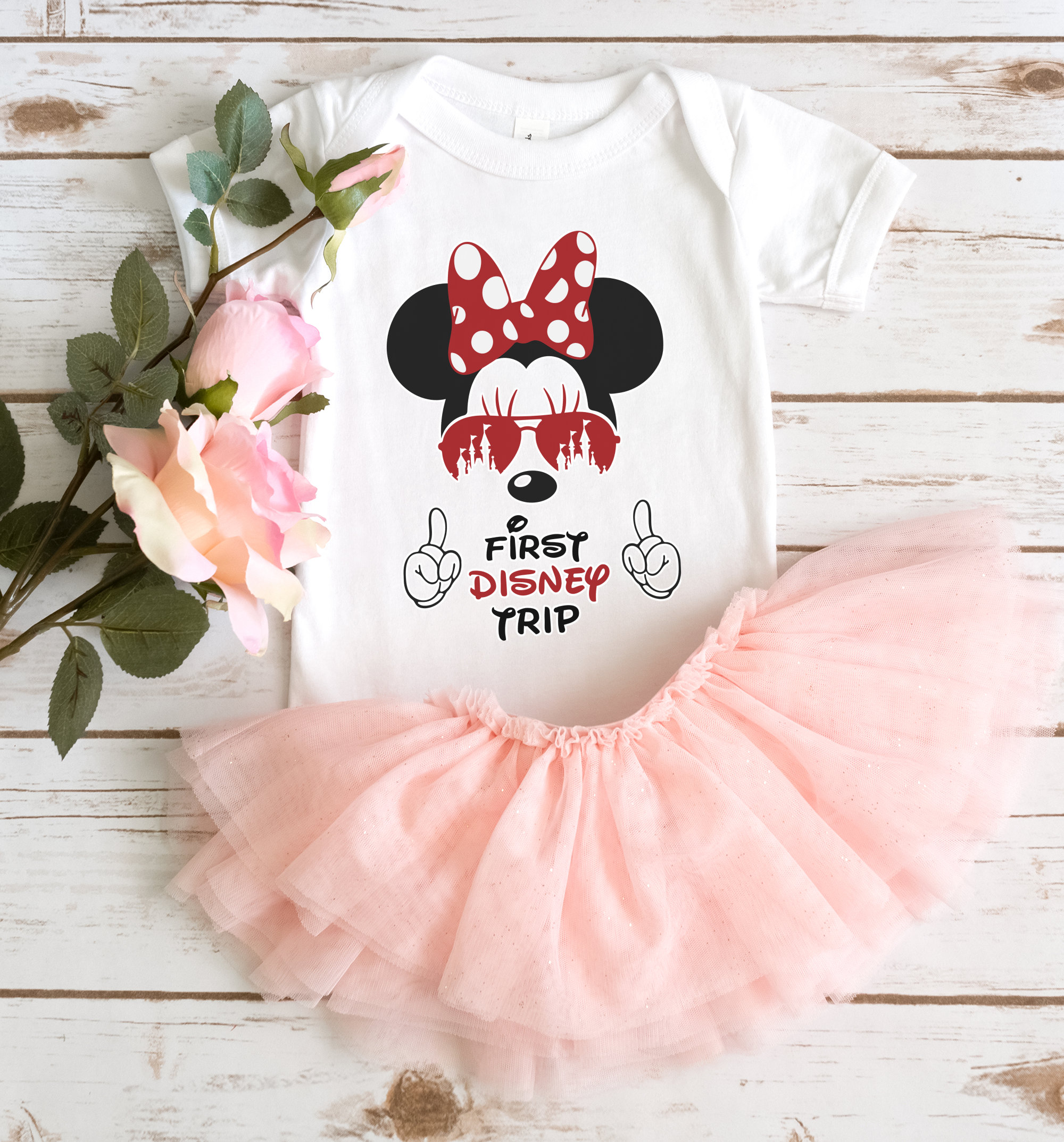 Disney Onesie Disney First Disneyworld Trip Baby Clothes Disney World ...