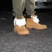 Custom Pearl Embellished Timberland Boots With Thick Rope Laces ...