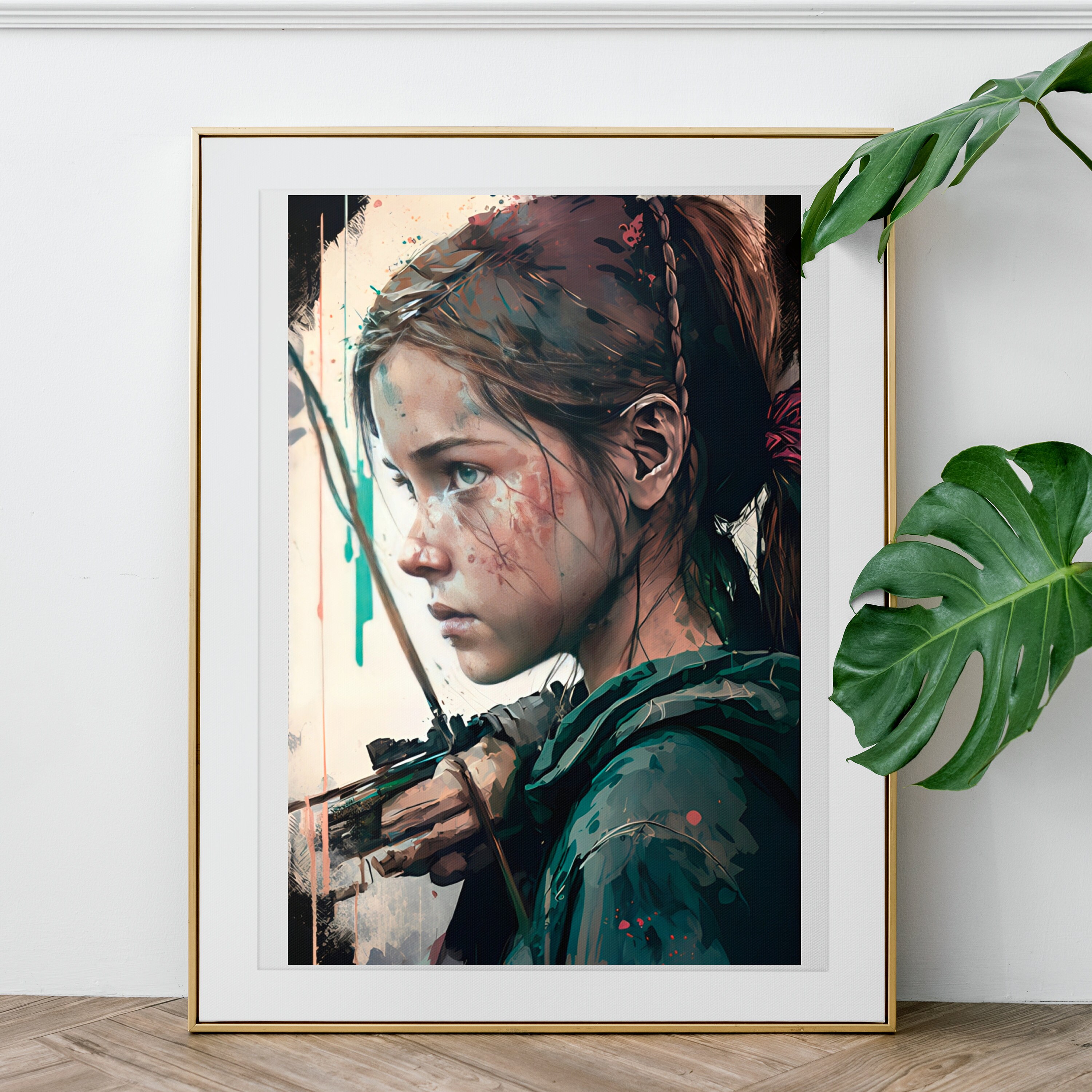 The Last of Us Inspired - Ellie Painting - Digital Print - Etsy