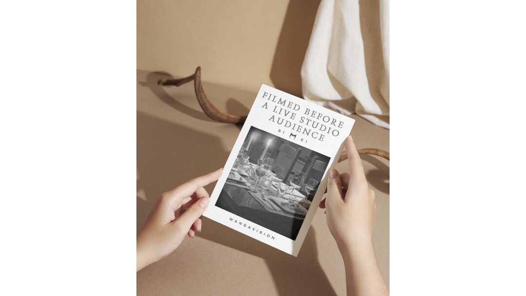 Stylish Marvel TV Poster, Wandavision Art, Unique Marvel Wall Decor ...