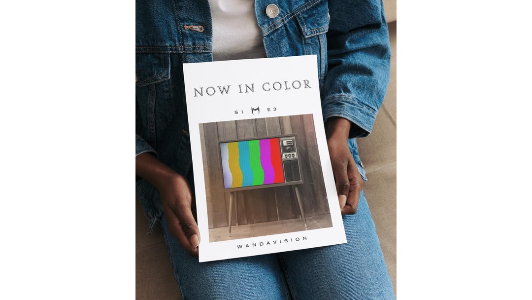 Modern Design for Home, Wandavision Art, Stylish Marvel TV Poster ...