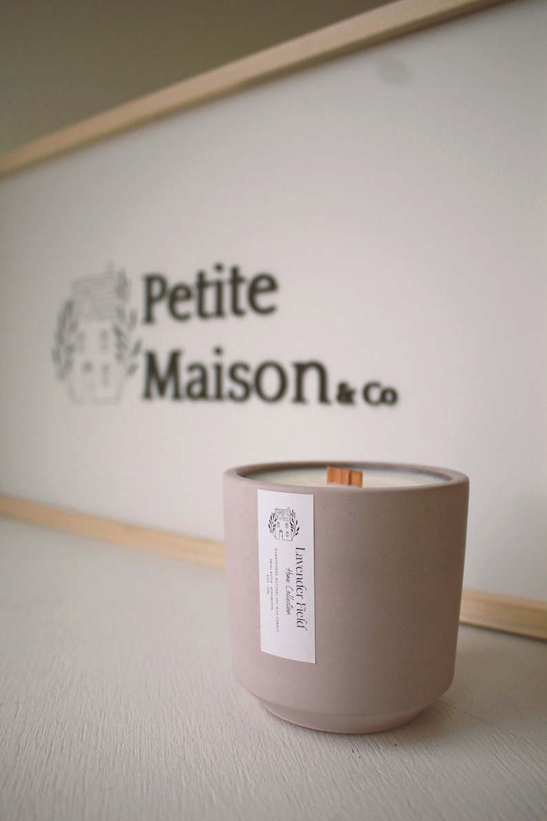Luxury Concrete Candle, Candle Gift Box, Luxury Candle Gift, Gift for ...