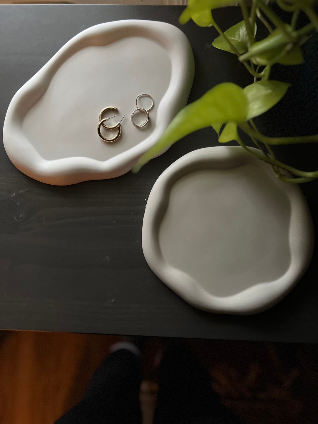 Cement |irregular Cloud Tray |concrete Tray |pebble Tray |cosmetics ...