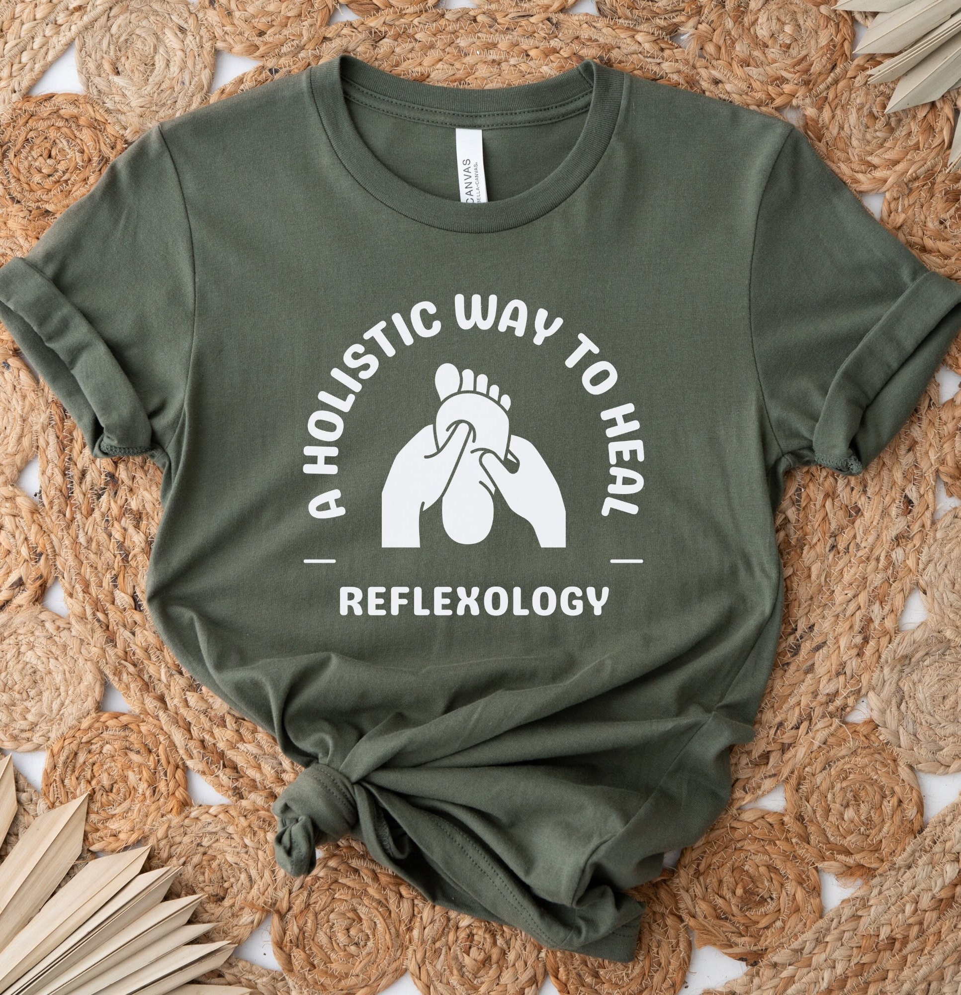Reflexology: A Holistic Way to Heal Tshirt | Holistic Therapist Tee ...