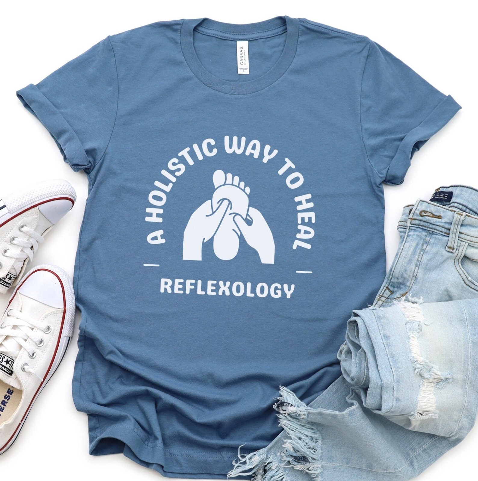 Reflexology: A Holistic Way to Heal Tshirt | Holistic Therapist Tee ...