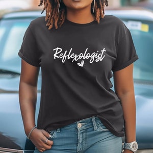 Reflexologist Shirt With Heart Reflexology Gift Holistic Healing Tee ...