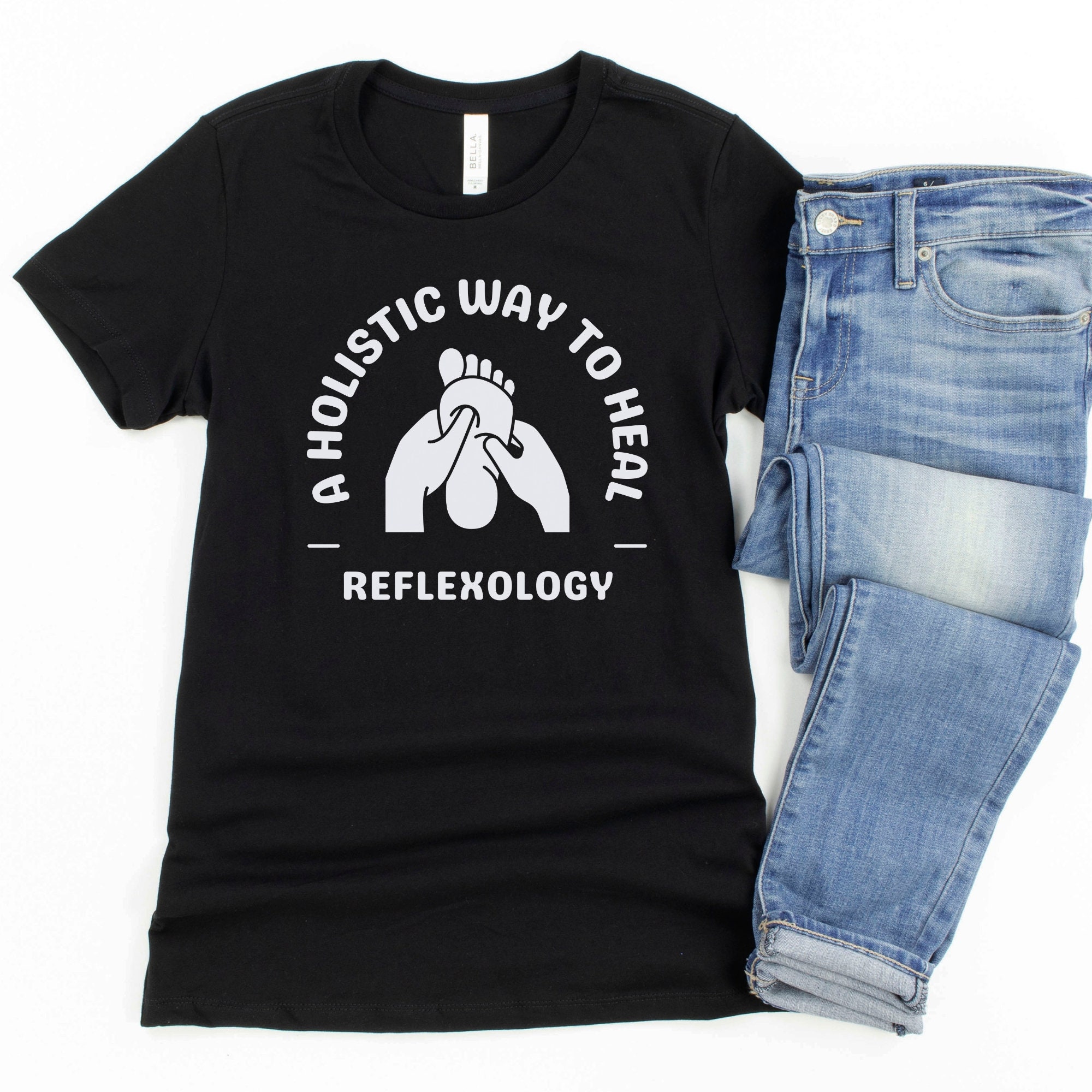 Reflexology: A Holistic Way to Heal Tshirt | Holistic Therapist Tee ...