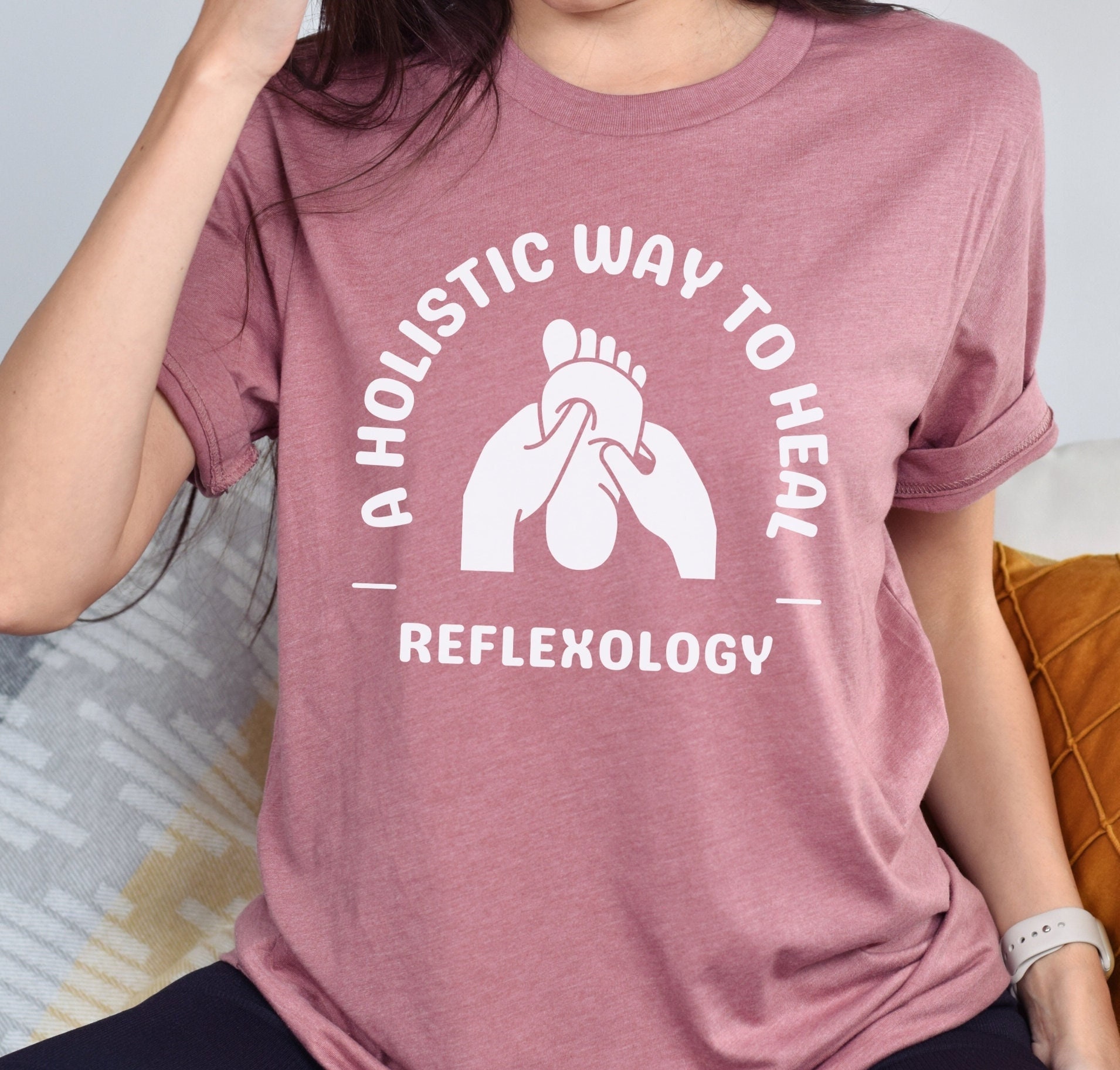 Reflexology: A Holistic Way to Heal Tshirt | Holistic Therapist Tee ...