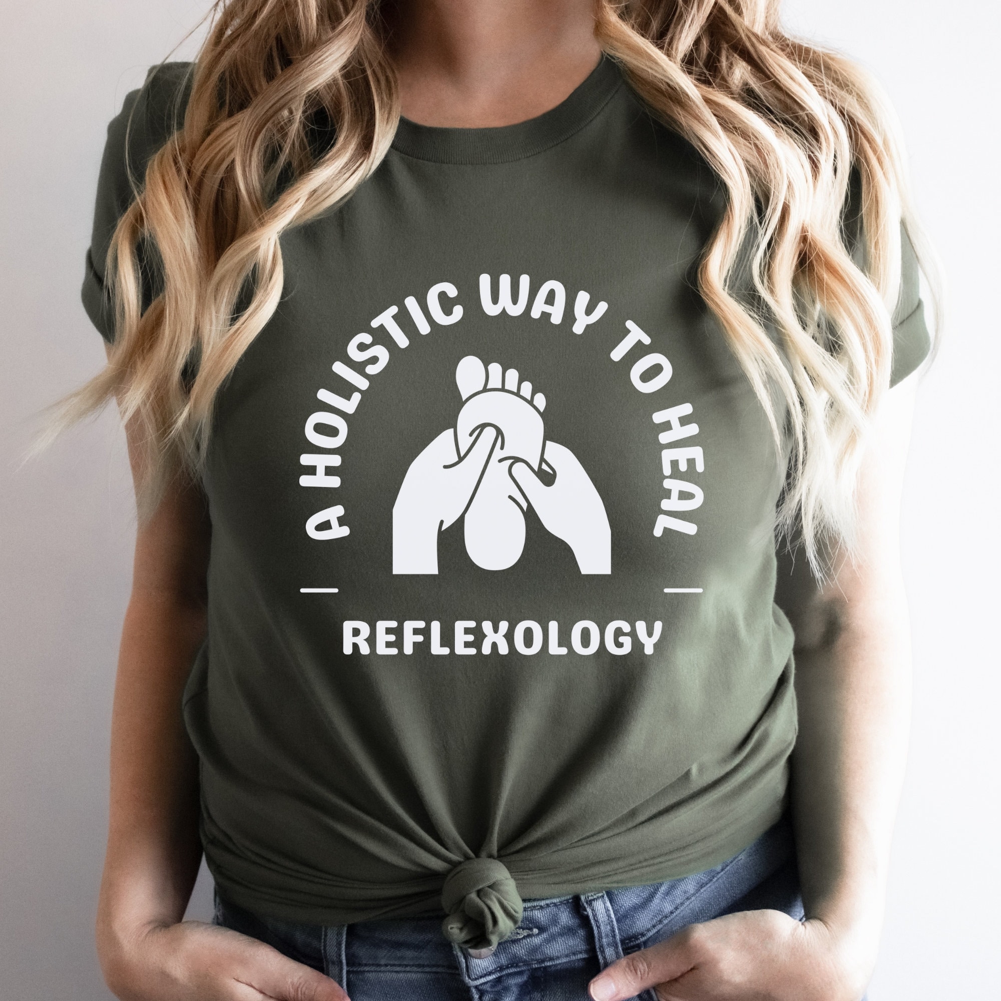 Reflexology: A Holistic Way to Heal Tshirt | Holistic Therapist Tee ...