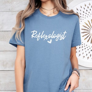 Reflexologist Shirt With Heart Reflexology Gift Holistic Healing Tee ...