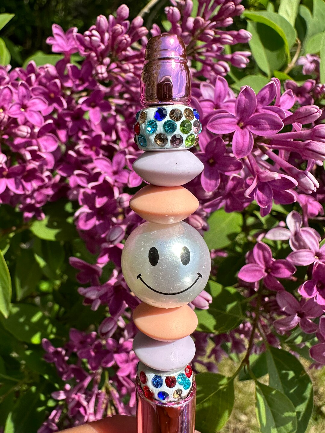 Smiley Face Beaded Pen,planer Pen, Journal Pen, Gift for Teacher,mother ...