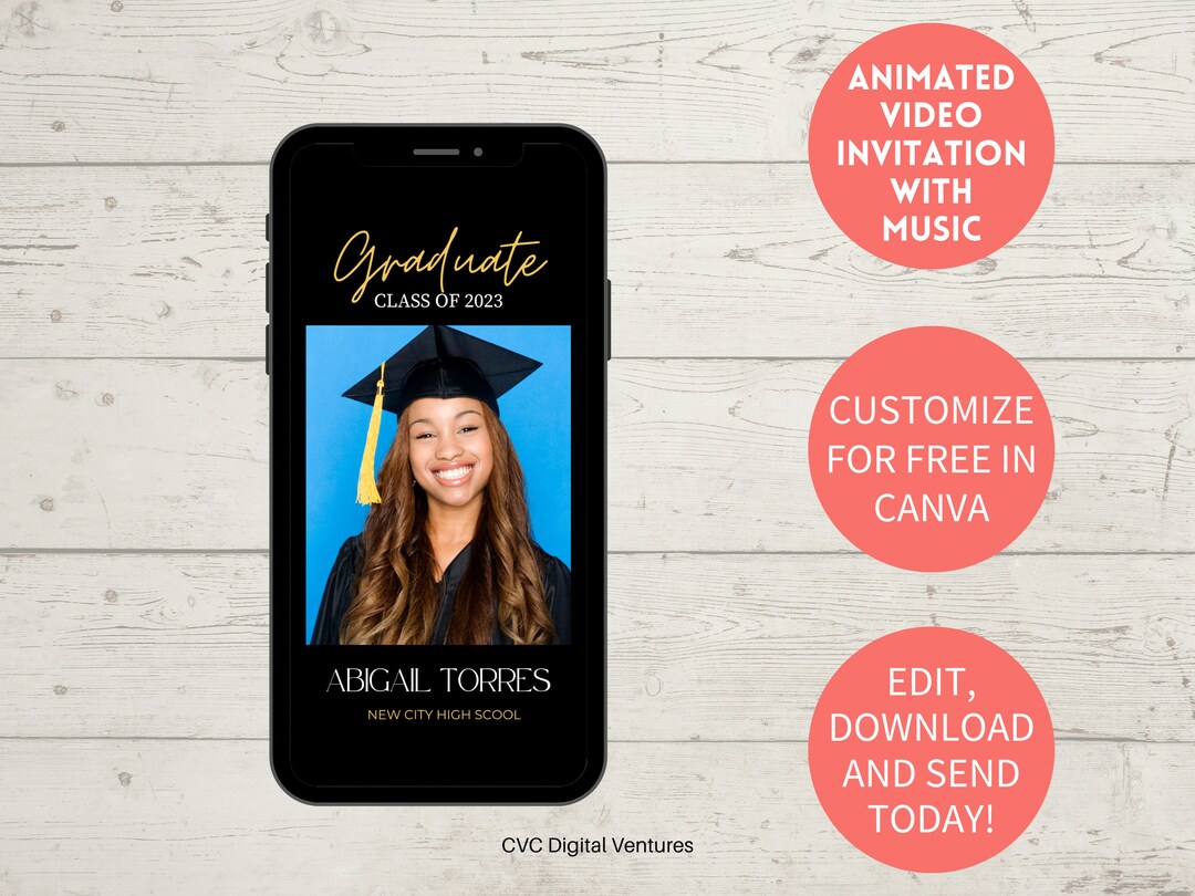 Graduation Invitation Message, Graduation Invitation Template 2023 ...