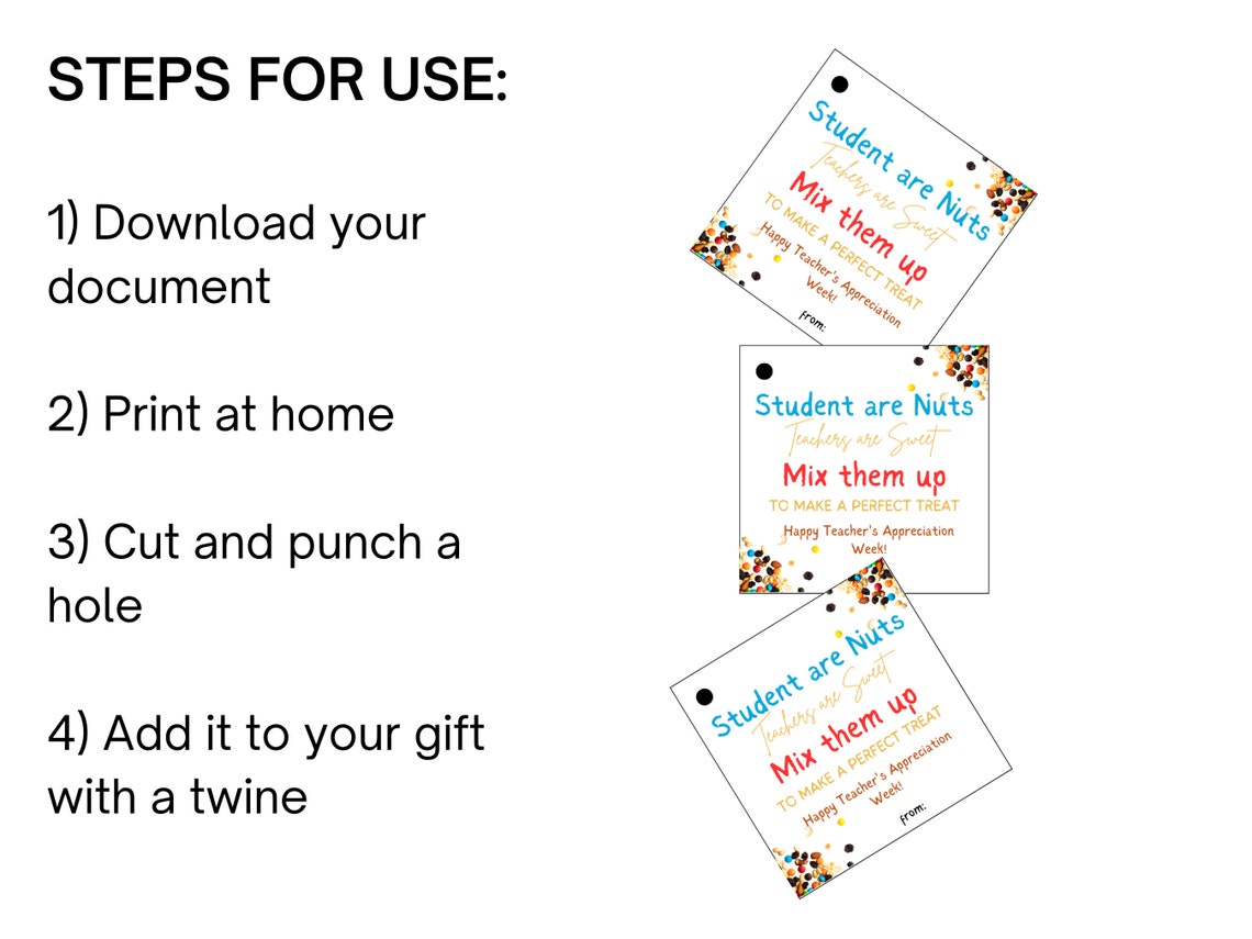 Gifts for Teacher Appreciation Day, Students Are Nuts Teachers Are ...