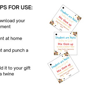 Gifts for Teacher Appreciation Day, Students Are Nuts Teachers Are ...