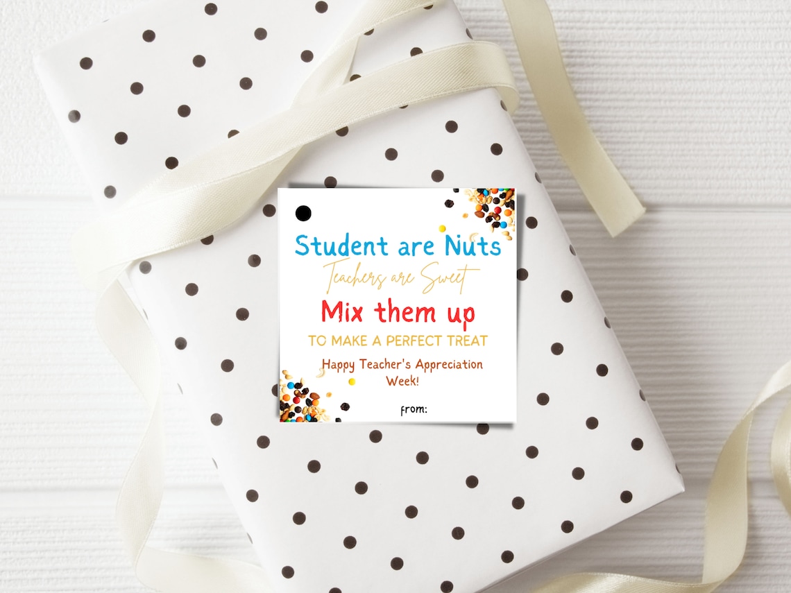 Gifts for Teacher Appreciation Day, Students Are Nuts Teachers Are ...