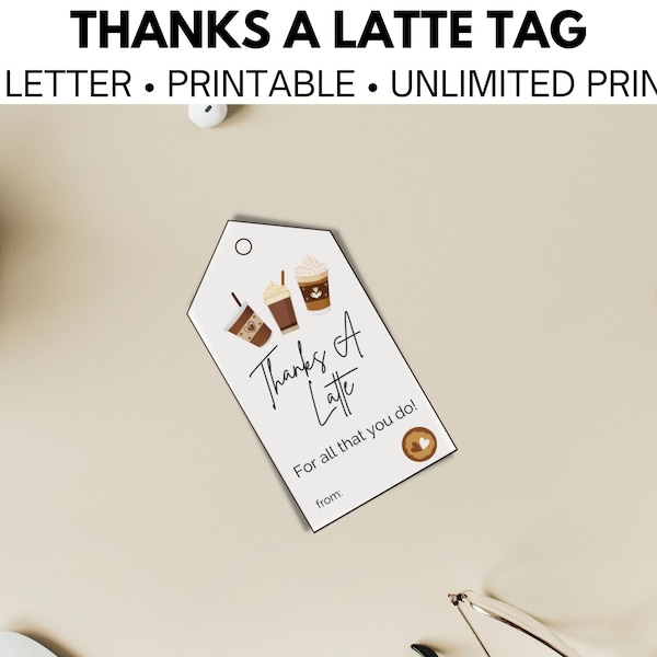 Coffee Thank You - Etsy