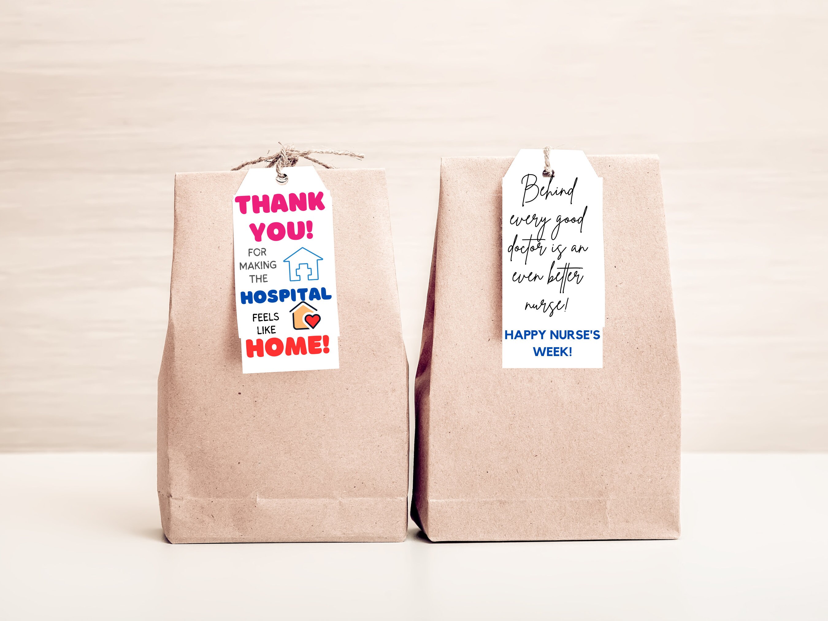 Nurse Appreciation Gift Tag Printable, Nurse Appreciation Week Diy ...