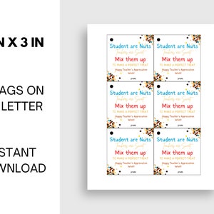 Gifts for Teacher Appreciation Day, Students Are Nuts Teachers Are ...