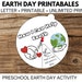 Earth Day Printables Preschool, Printable Spinner Wheel Activity, Earth ...