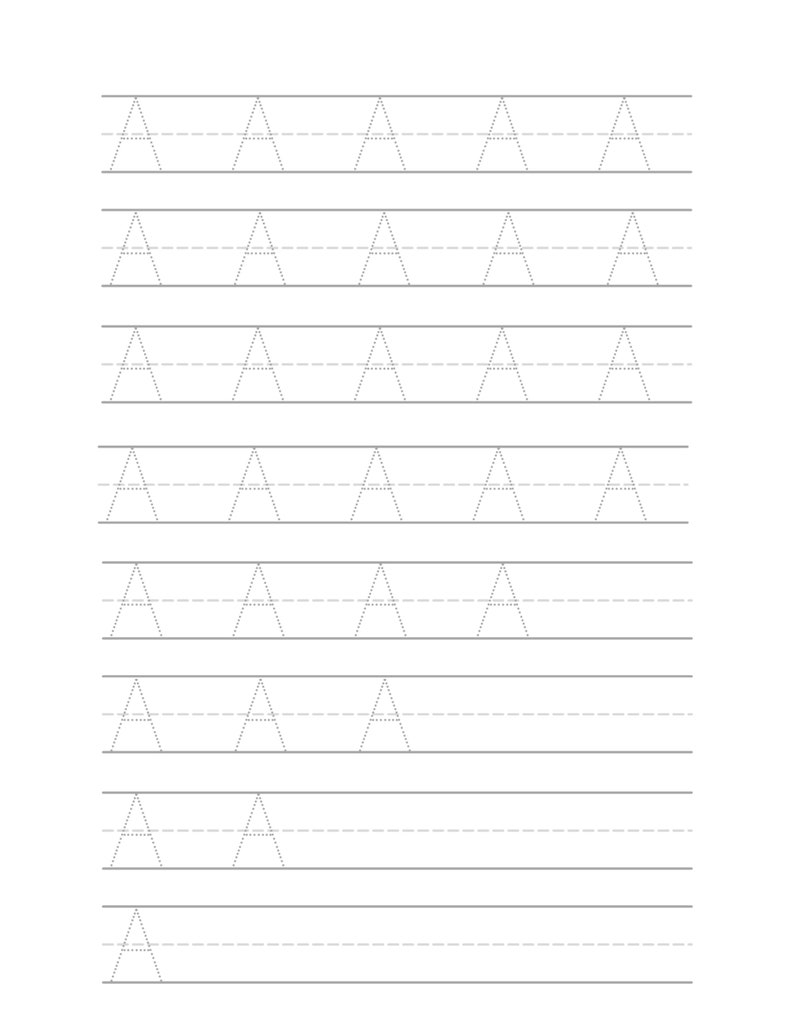 Alphabet Handwriting Practice Workbook All 26 Uppercase and Lowercase ...