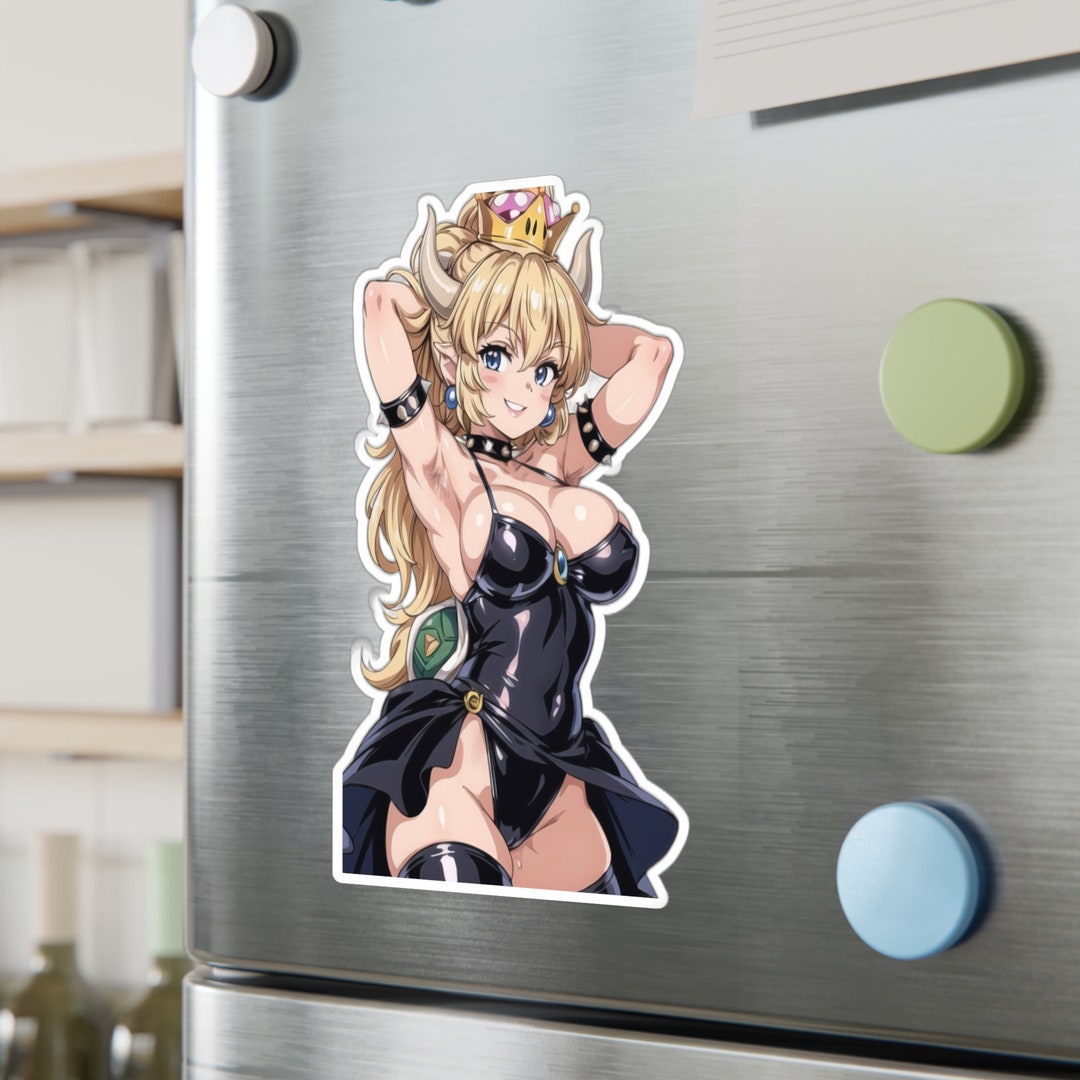 Waifu Universe Bowsette Lewd Sticker 3 Etsy