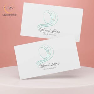 Editable Hijab Logo Canva Template, Muslim Influencer Logo, Modest ...