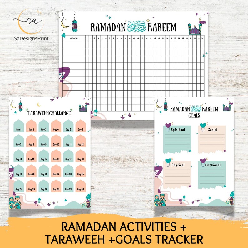 Ramadan Activity Kids Ramadan Planner Ramadan Dua Fasting Dua Ashra Dua ...