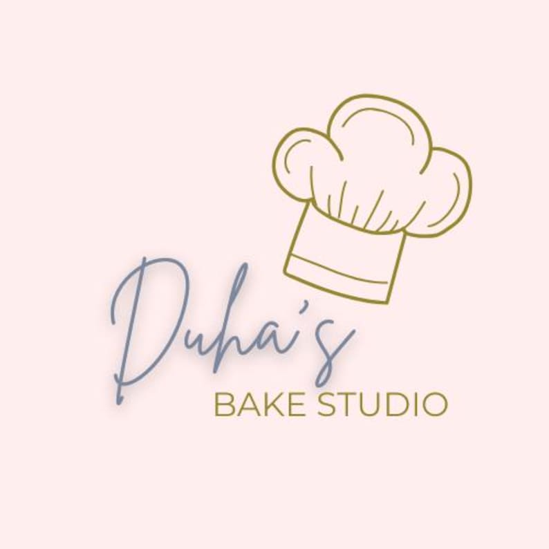 Editable Watercolor Bake Studio Logo for Home Bakers DIY Bakery Logo ...