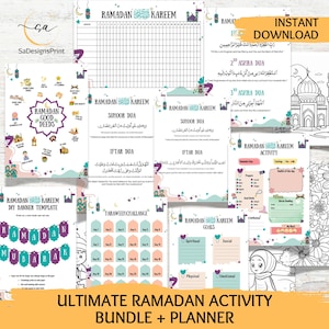 Ramadan Activity Kids Ramadan Planner Ramadan Dua Fasting Dua Ashra Dua ...