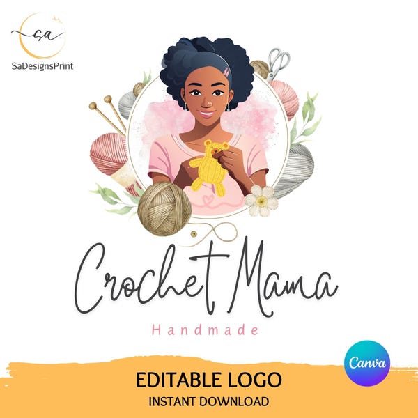 Crochet Logo Design - Etsy