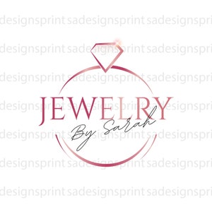 Jewelry Shop Logo Editable Premade Jewelry Shop Logo Blog Tiktok Shop ...