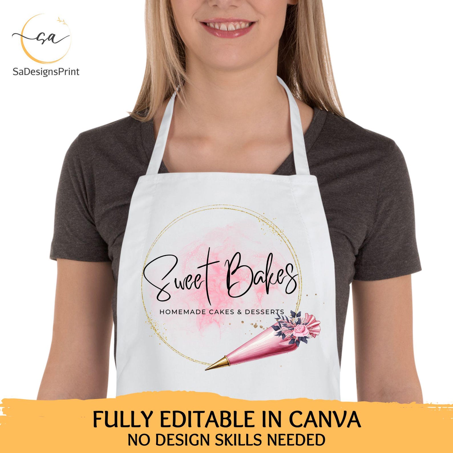 Editable Watercolor Baking Logo Home Bakers Logo Bakery Business Logo ...