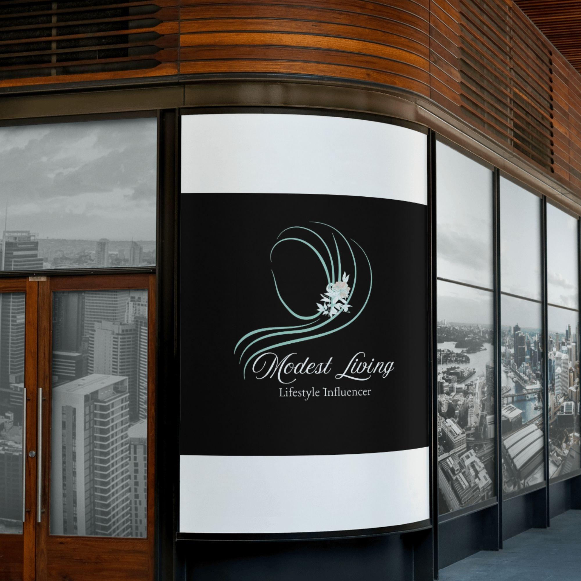 Editable Hijab Logo Canva Template, Muslim Influencer Logo, Modest ...