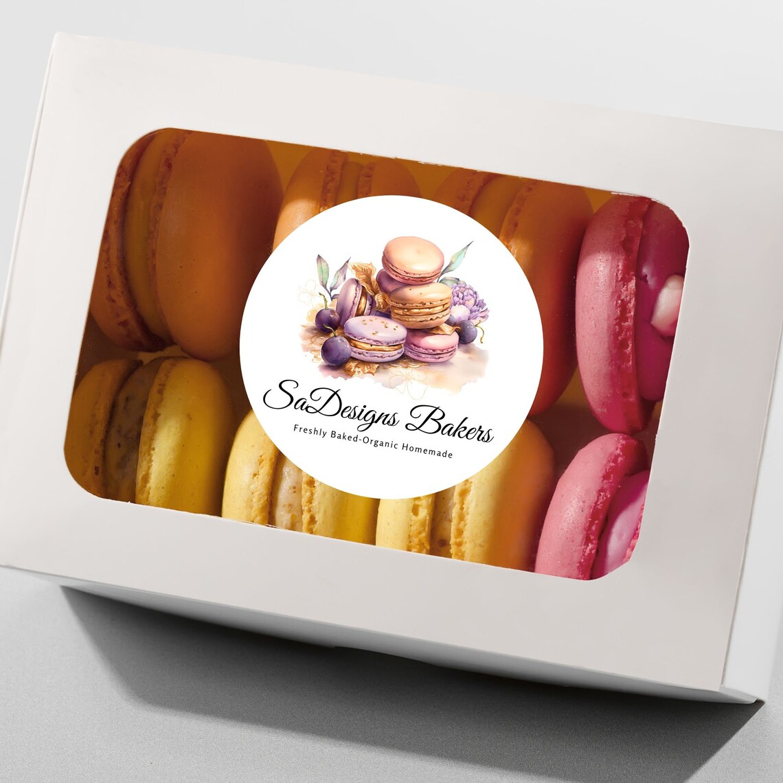 Editable Watercolor Baking Logo for Home Bakers DIY Bakery Logo for ...