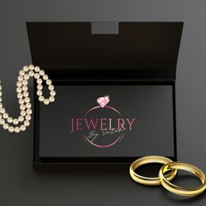 Jewelry Shop Logo Editable Premade Etsy Jewelry Shop Logo Blog Tiktok ...