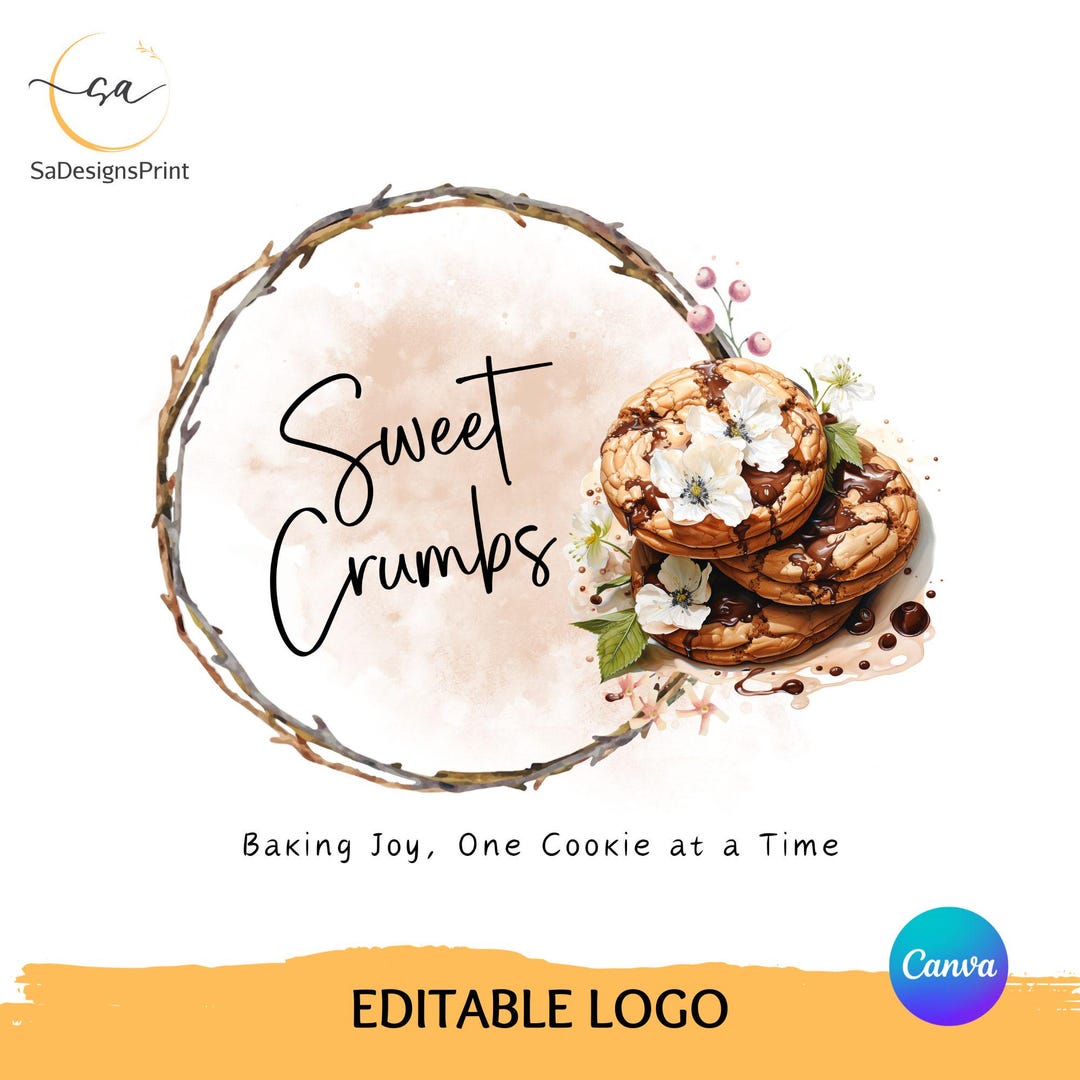 Cookie Business Logo Proffessional Baking Logo Home Bakers Logo Bake ...