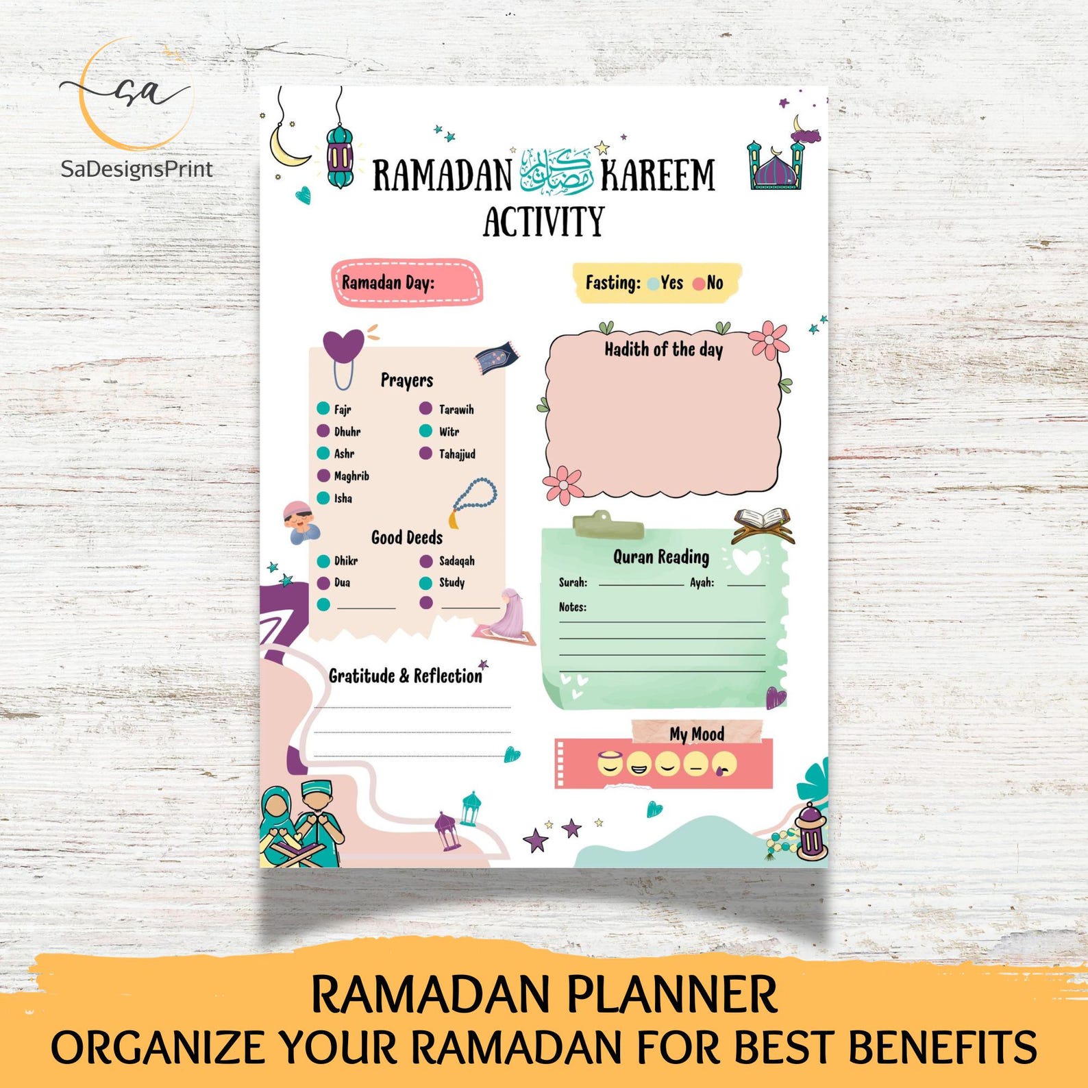 Ramadan Activity Kids Ramadan Planner Ramadan Dua Fasting Dua Ashra Dua ...