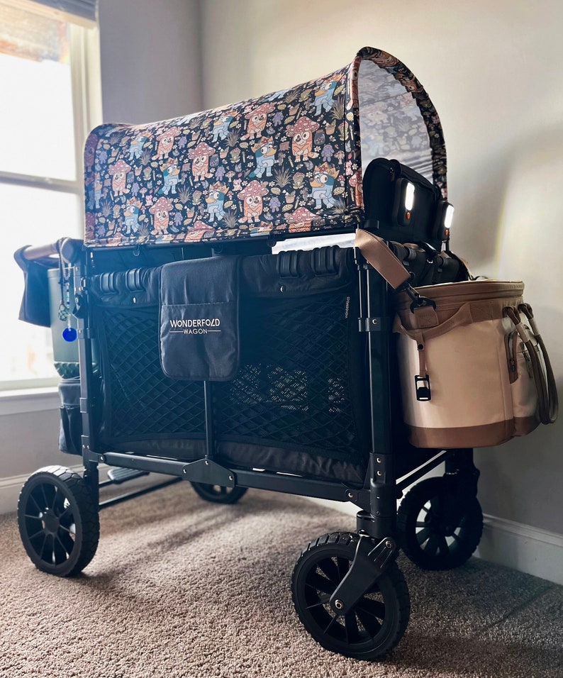 Wonderfold Wagon Canopy Bluey Cottagecore Heeler Models W2 W4 - Etsy