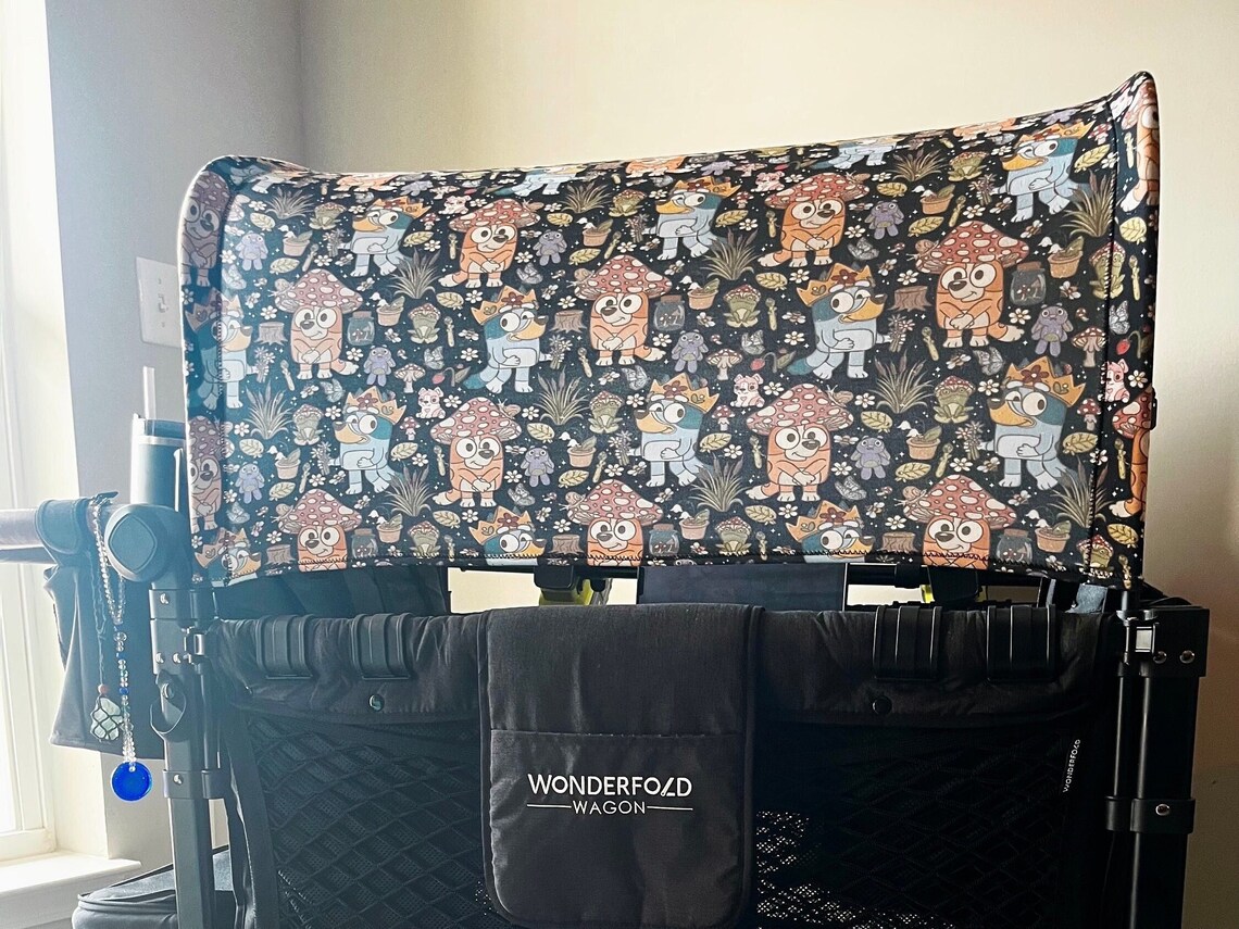 Wonderfold Wagon Canopy Bluey Cottagecore Heeler Models W2 W4 - Etsy