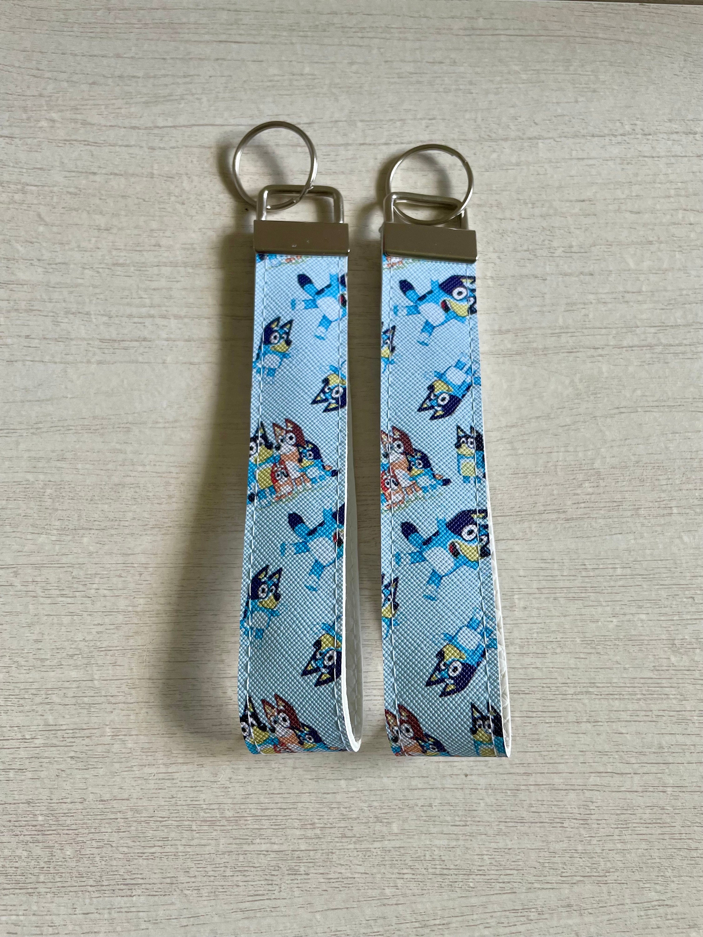 Bluey and Bingo Keychain Wristlet - Etsy