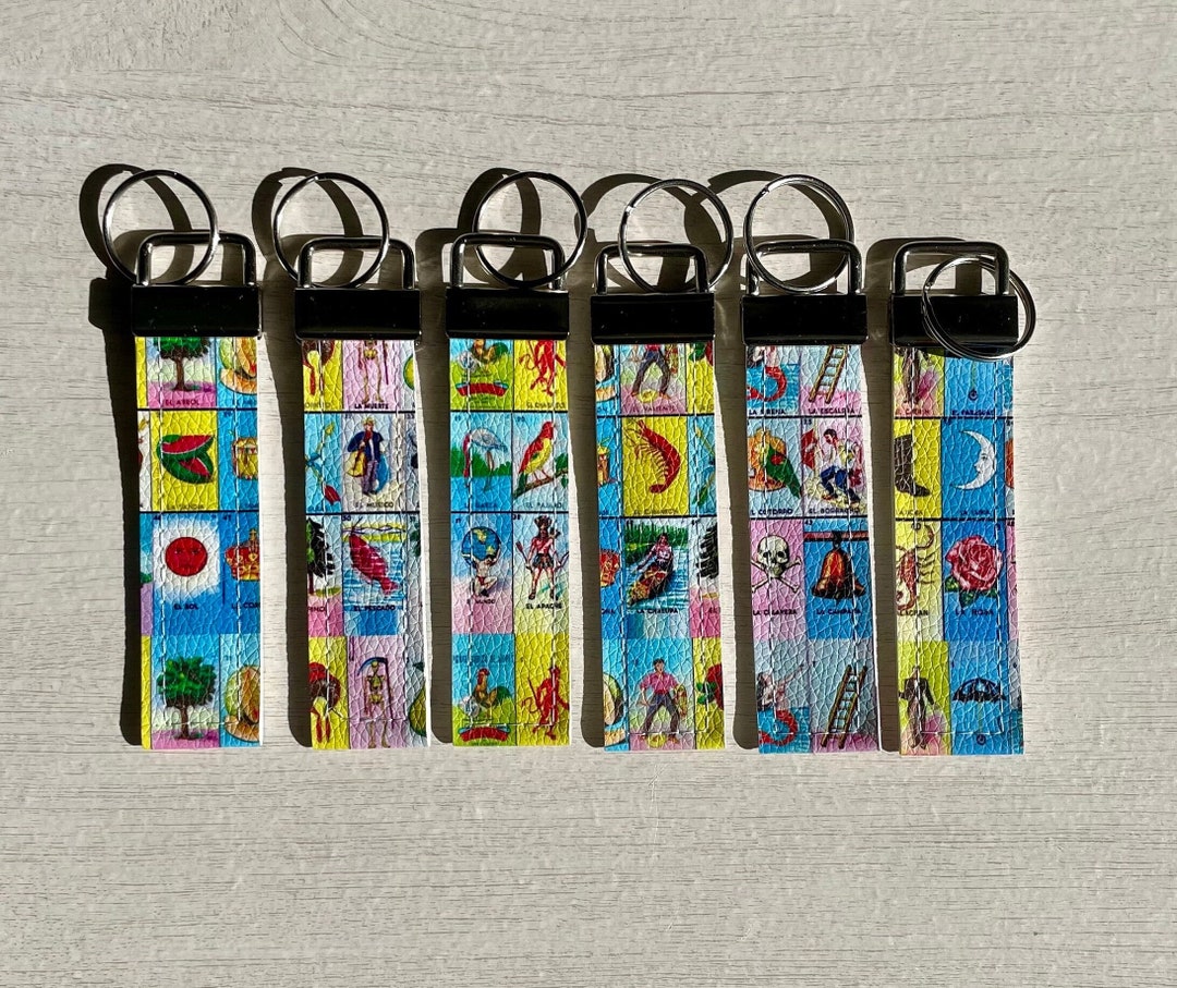Loteria Keychain | Mexican Bingo Keychain - Etsy