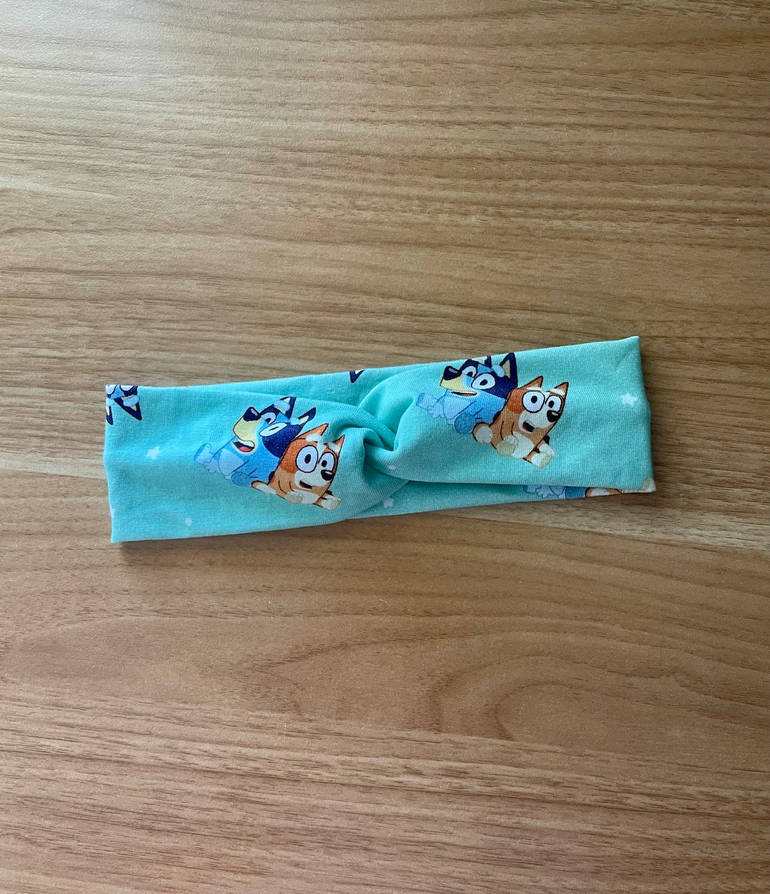 Bluey Twist Headband Bluey and Bingo Headband Turquoise - Etsy