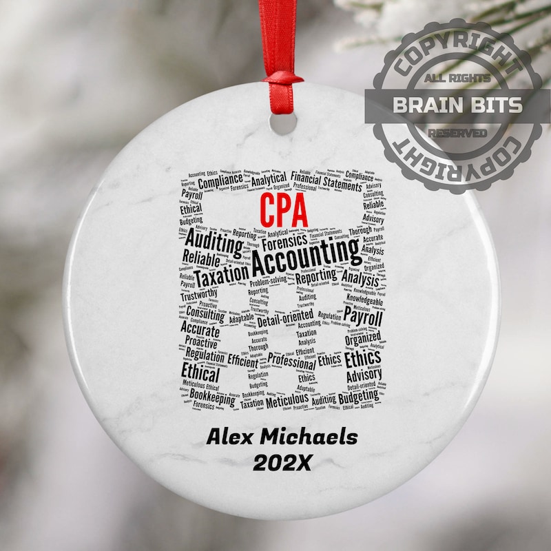 Cpa Ornaments - Etsy